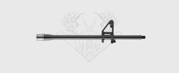 16" 5.56 Nitride Premium Mid-length Barrel -Micro Gas Block and FSB ...